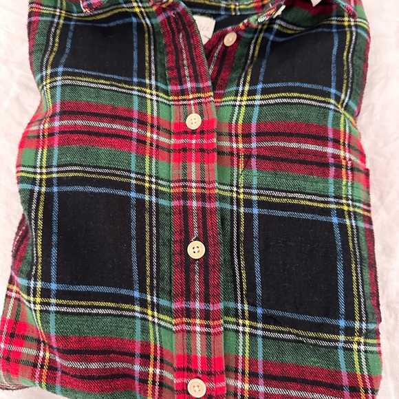 Tops | Jcrew Plaid Flannel Shirt | Poshmark